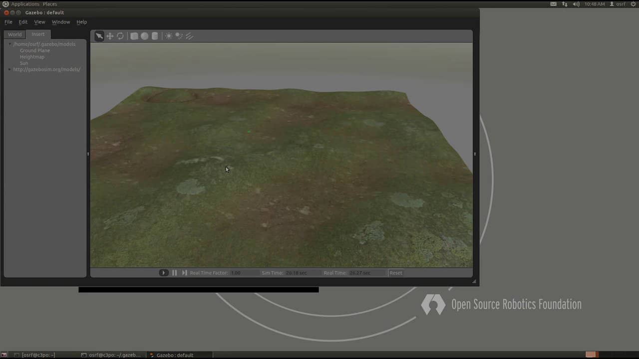 Gazebo: Heightmap Tutorial on Vimeo