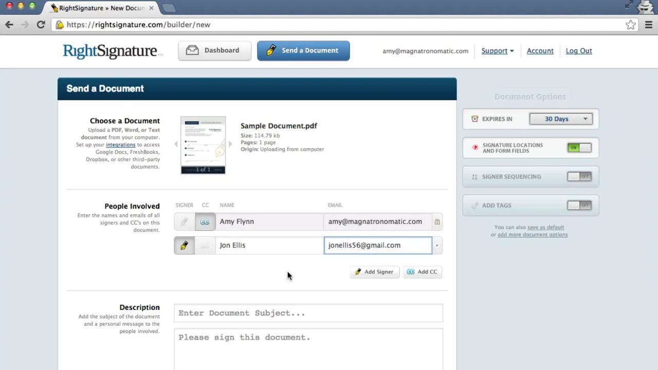 RightSignature Online Document Signing on Vimeo