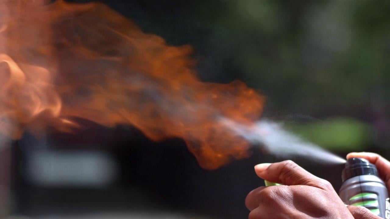Deodorant Flame Thrower on Vimeo