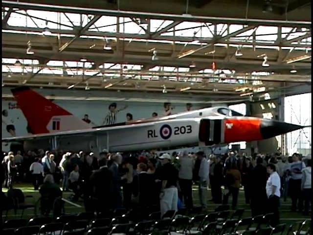 Avro Arrow replica unveiling at the Downsview Aerospace Museum on Vimeo
