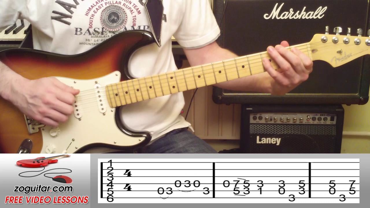 Eric Clapton - Layla (intro riff) + TAB on Vimeo