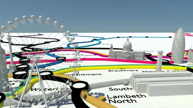 London Tube Map Geography:Visualisation Draft on Vimeo