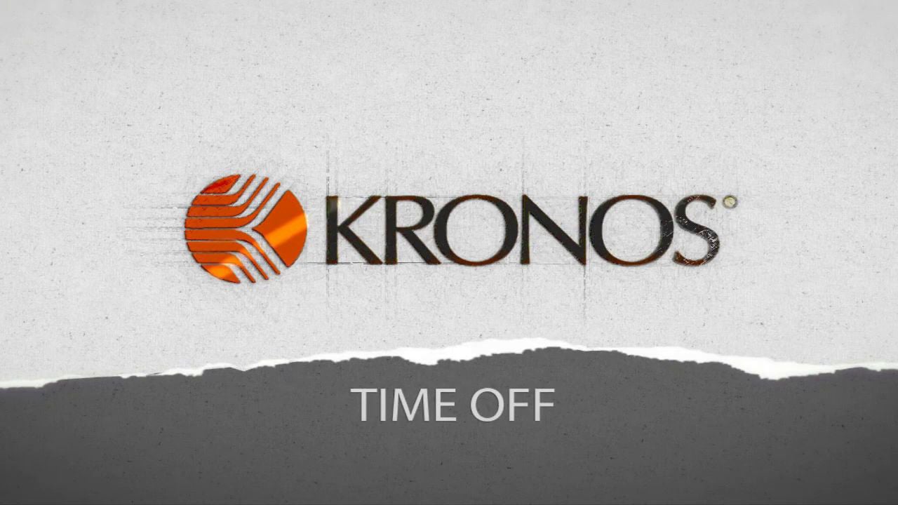 Kronos - Time Off on Vimeo
