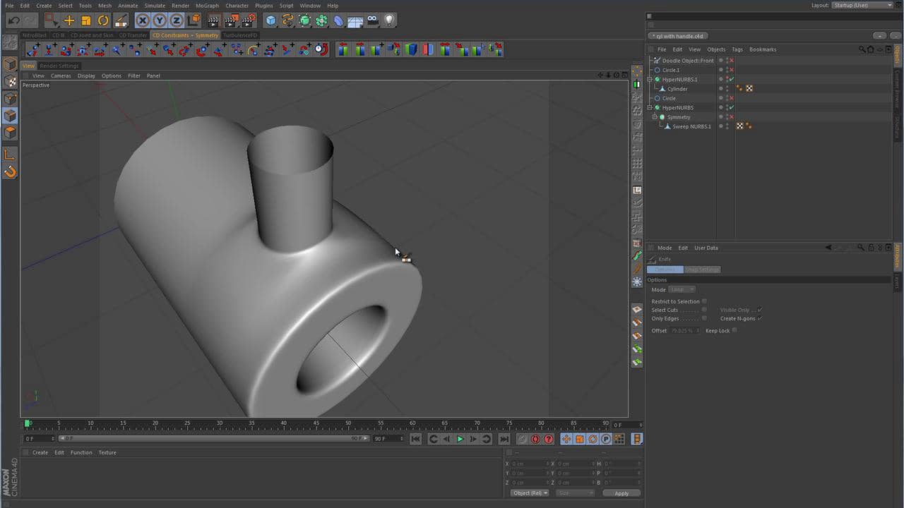 Sub-D Modeling in C4D - Part 14 - Fixing the bulge on Vimeo
