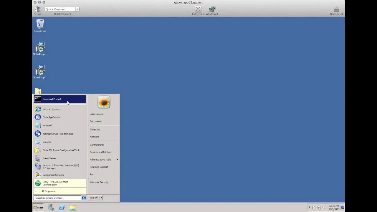 Citrix StoreFront HTML5 Receiver Configuration on Vimeo