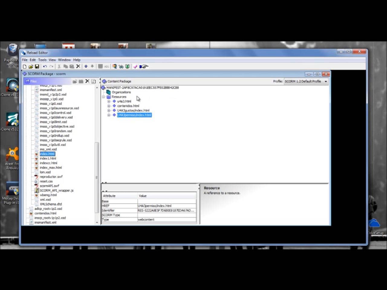 hacer un paquete SCORM con Reload Editor on Vimeo