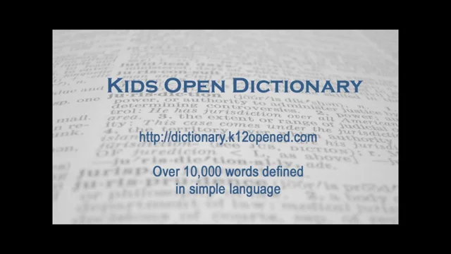 Open Dictionary