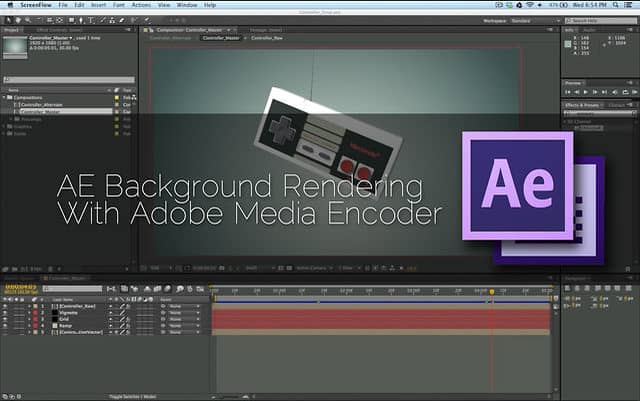 After Effects Background Rendering with Adobe Media Encoder on Vimeo