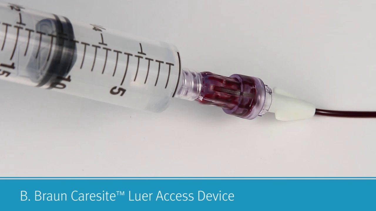 IV Connectors - Blood Flush MicroClave & Caresite - Spanish Version on ...