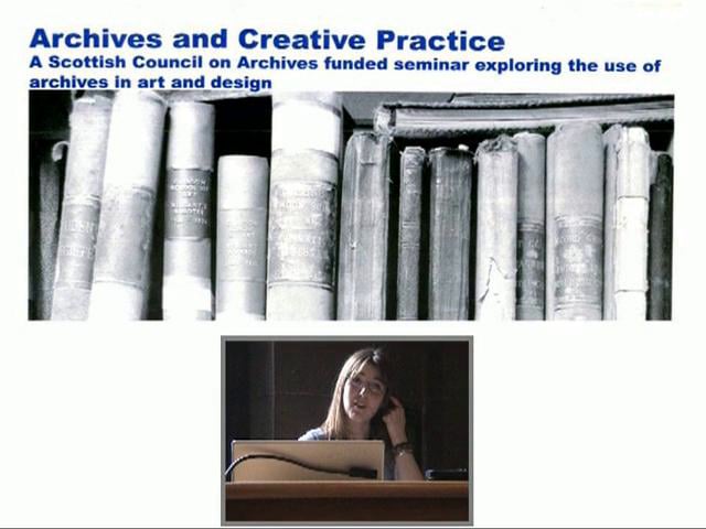 Archives and Creative Practice Introduction by Susannah Waters on Vimeo