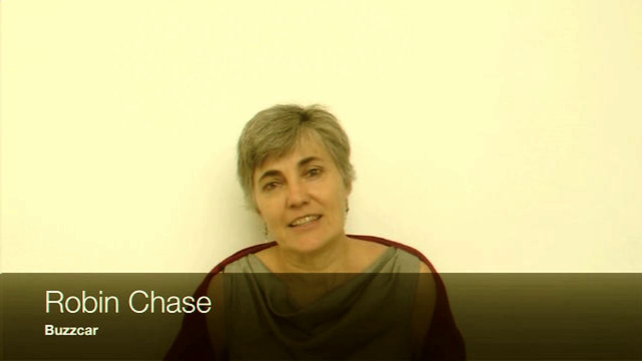 Robin Chase, CEO of BuzzCar and previously CEO of ZipCar on Vimeo