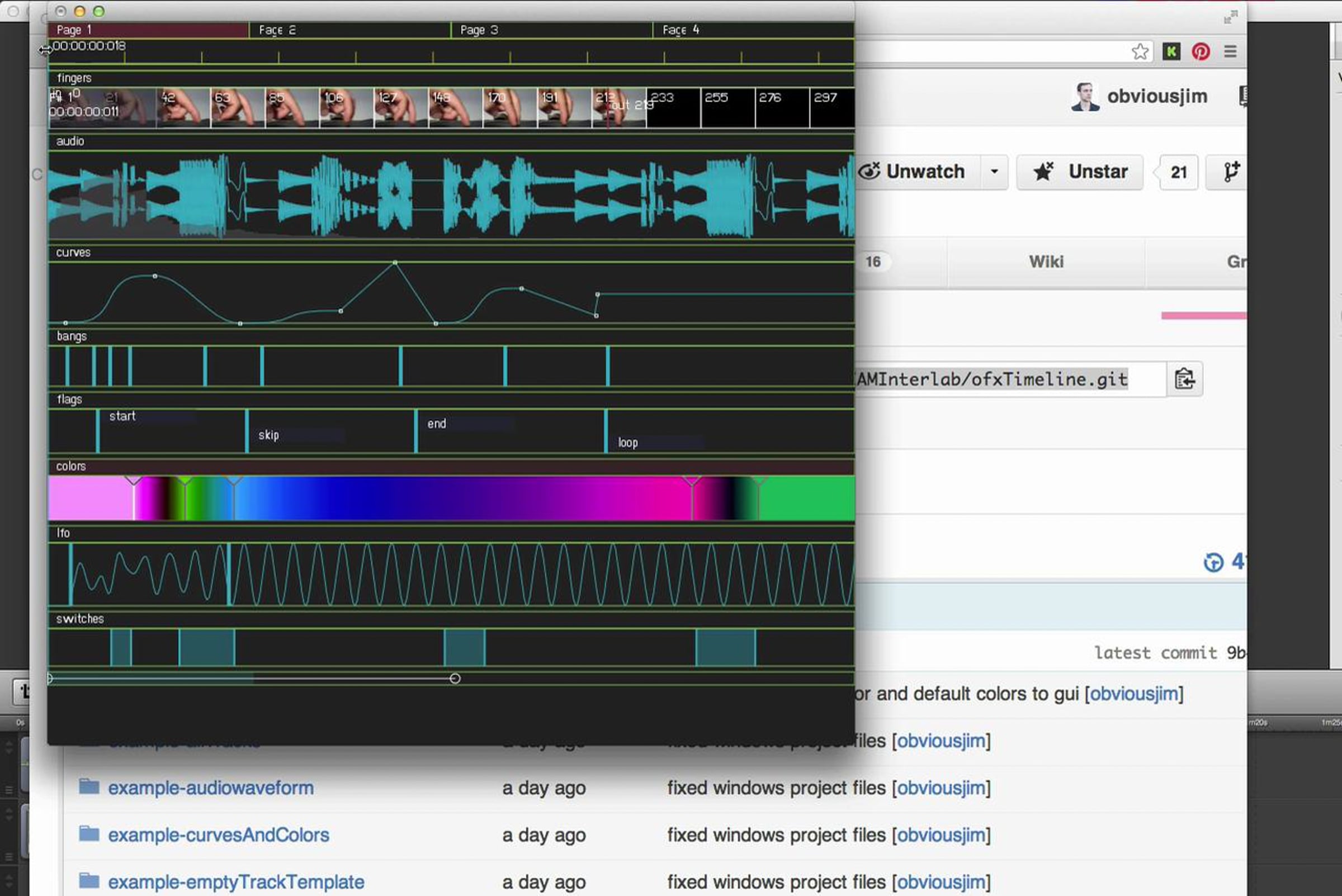 Getting Started with ofxTimeline in openFrameworks