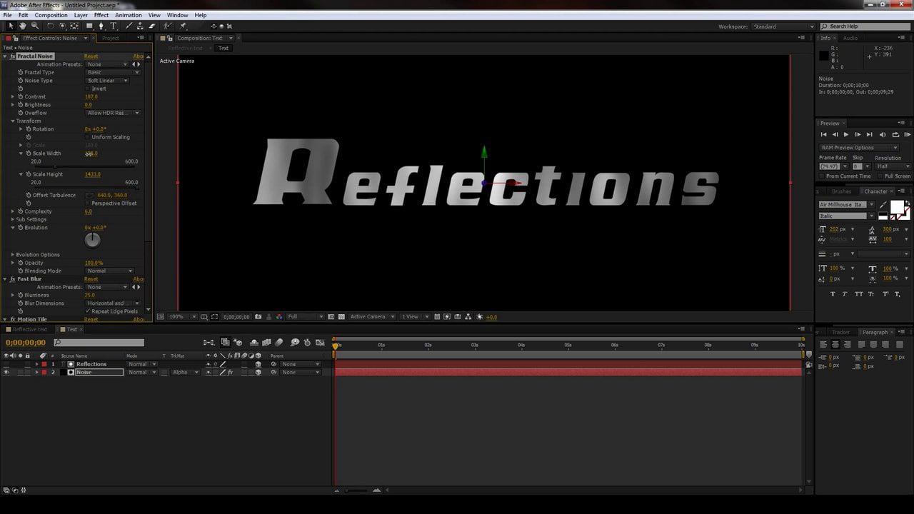 Creating Reflections in After Effects WITHOUT Plug-ins! on Vimeo
