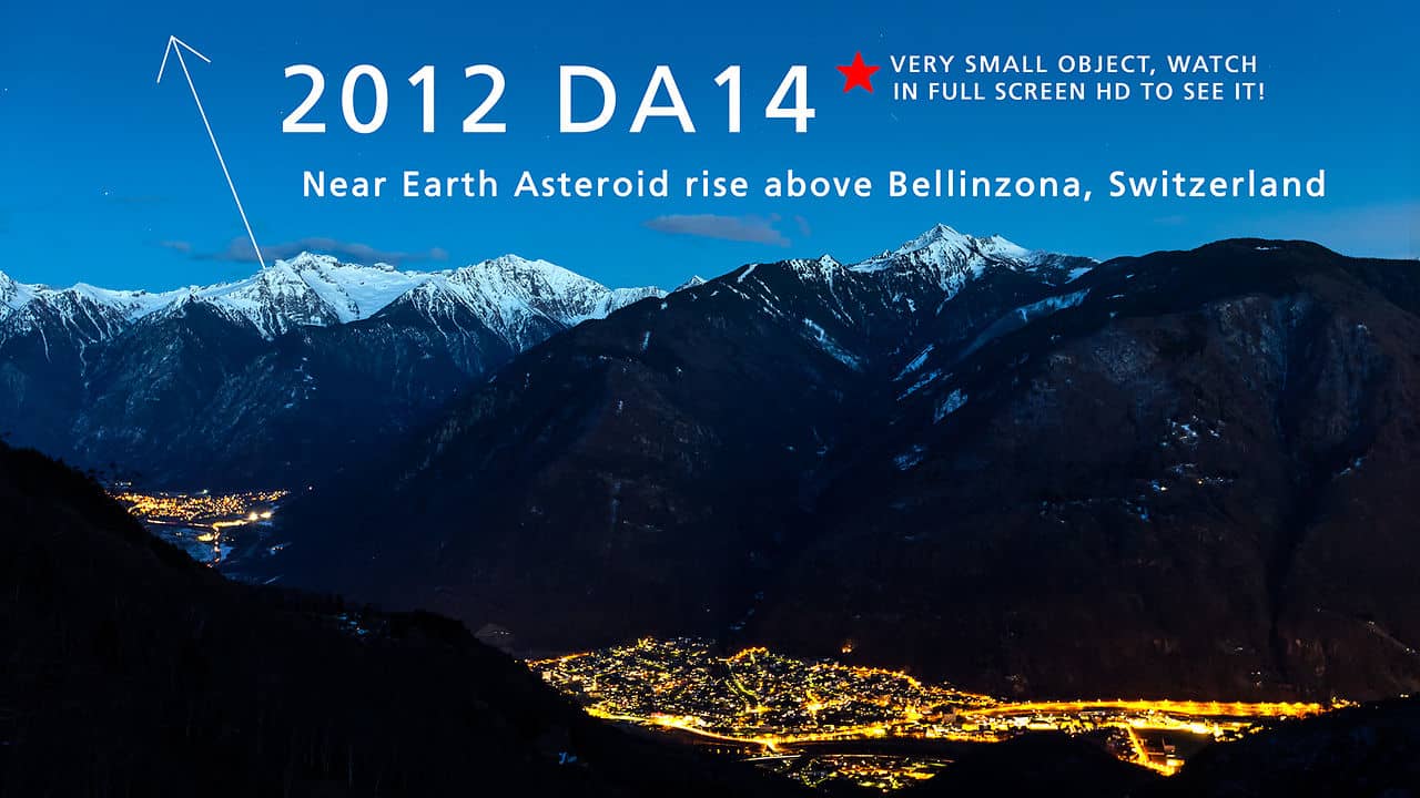 Asteroid 2012 DA14 on Vimeo