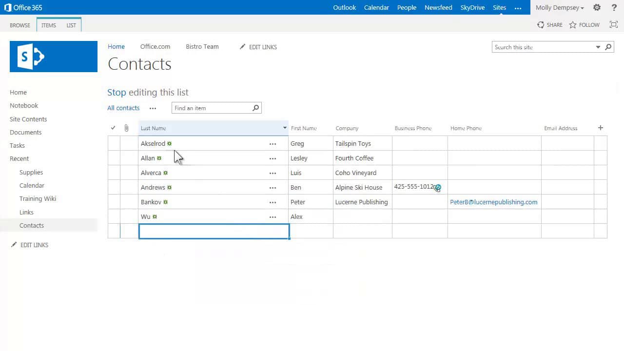 Edit or Delete Items in a SharePoint 2013 List - EPC Group on Vimeo