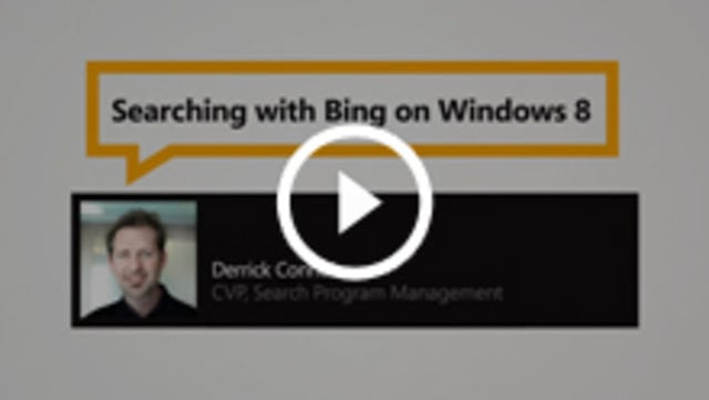 Bing Presents: Searching with Bing on Windows 8 on Vimeo