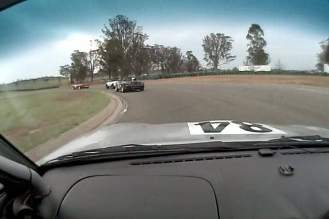 Oran Park GP - MX5 - Callum Ballinger On Fire! on Vimeo