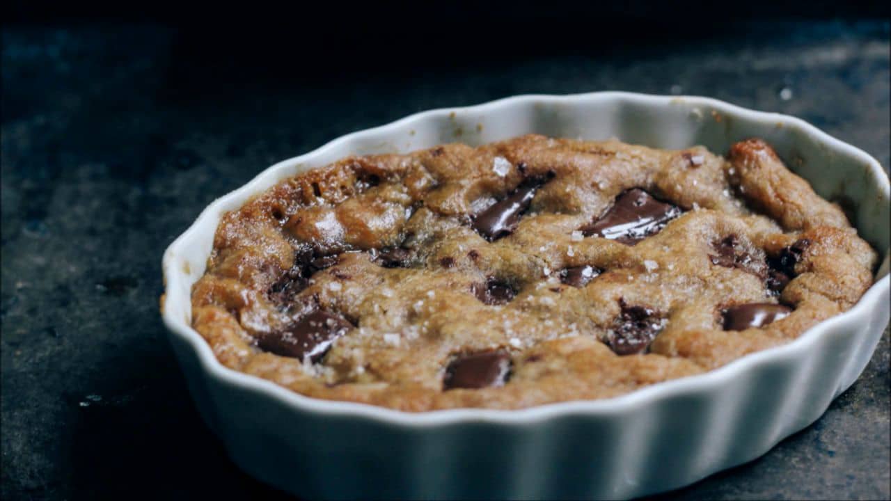 Deep-Dish, Single-Lady, Salted, Whole Wheat Vegan Chocolate Chip Cookie ...