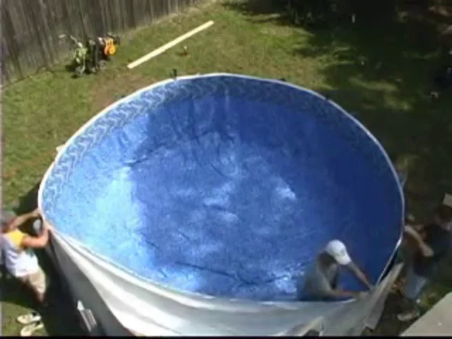 Wilbar-Round-Above-Ground-Pool-Installation on Vimeo