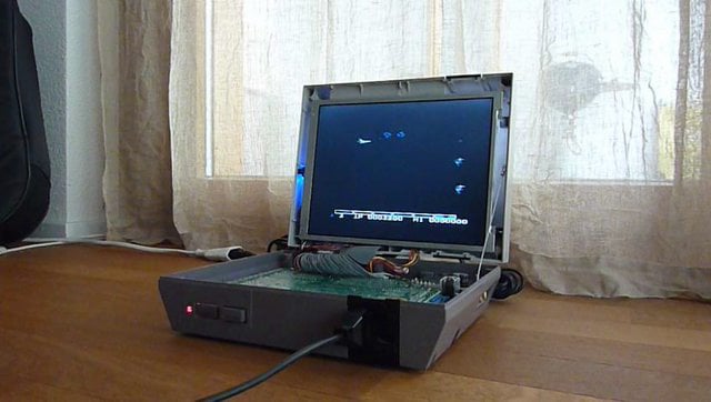 Nintendo NES with built-in screen - laptop style on Vimeo