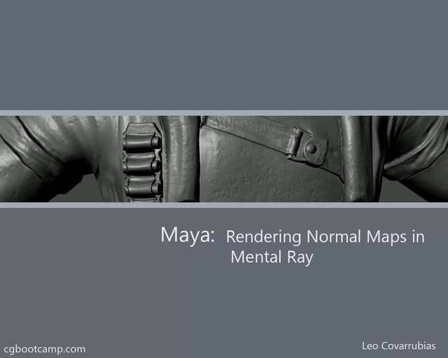 Maya: Rendering Normal Maps in Mental Ray on Vimeo