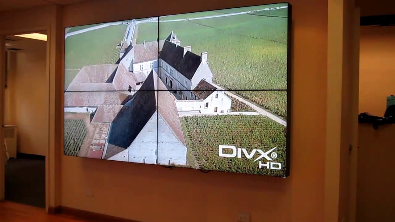 Primeview 55" LCD Video Wall - Super Thin Bezel on Vimeo