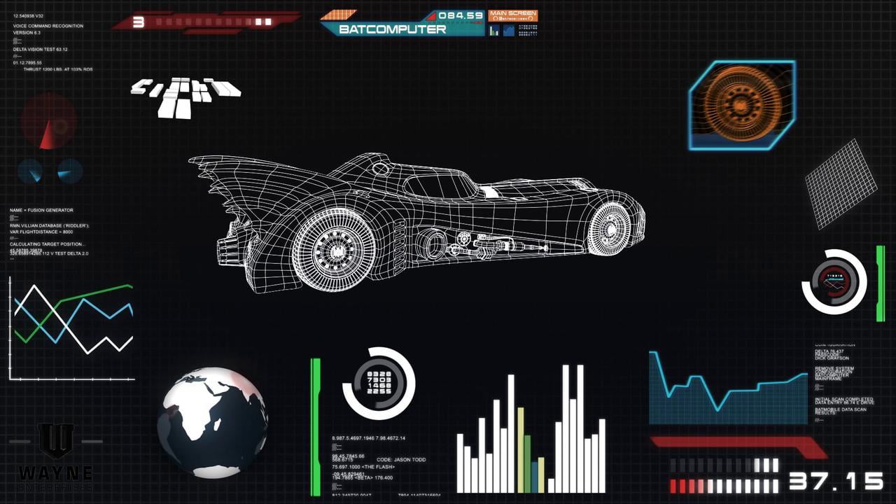 Batmobile Batcomputer Animation on Vimeo