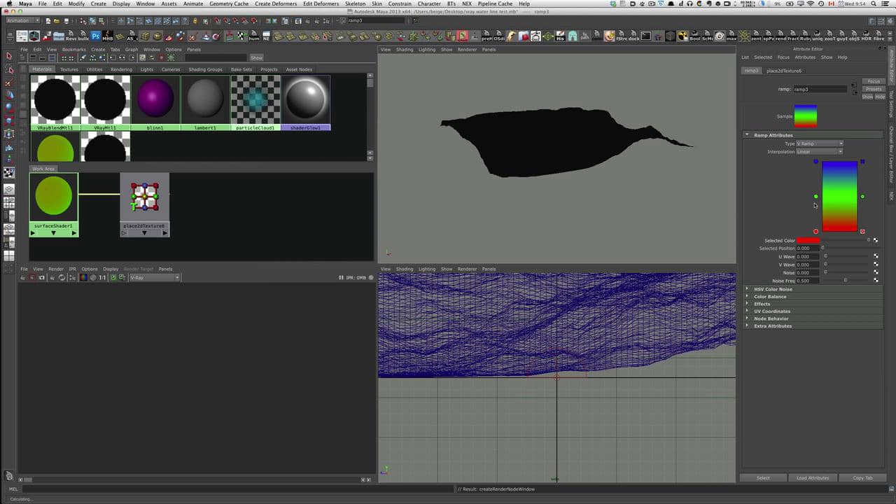 height map from geometry in Maya on Vimeo