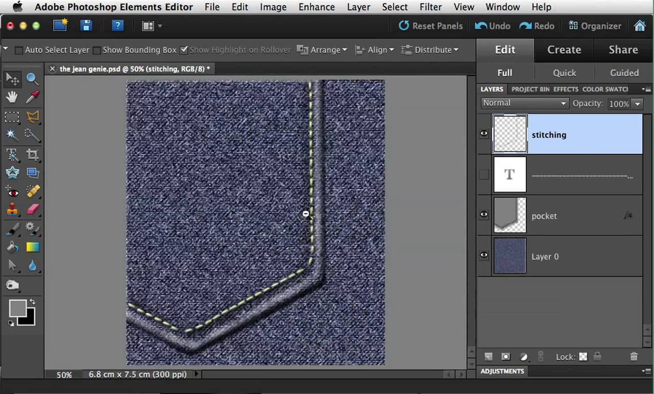 Creating a stitching effect in Photoshop Elements 10 on Vimeo
