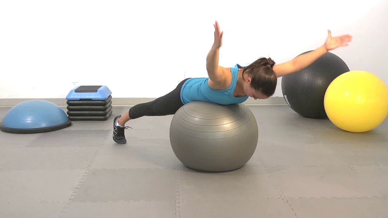 2 Shoulders Horizontal Prone I Y T On Stability Ball on Vimeo