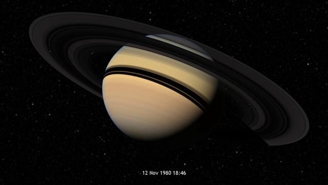 Voyager 1 Saturn Flyby