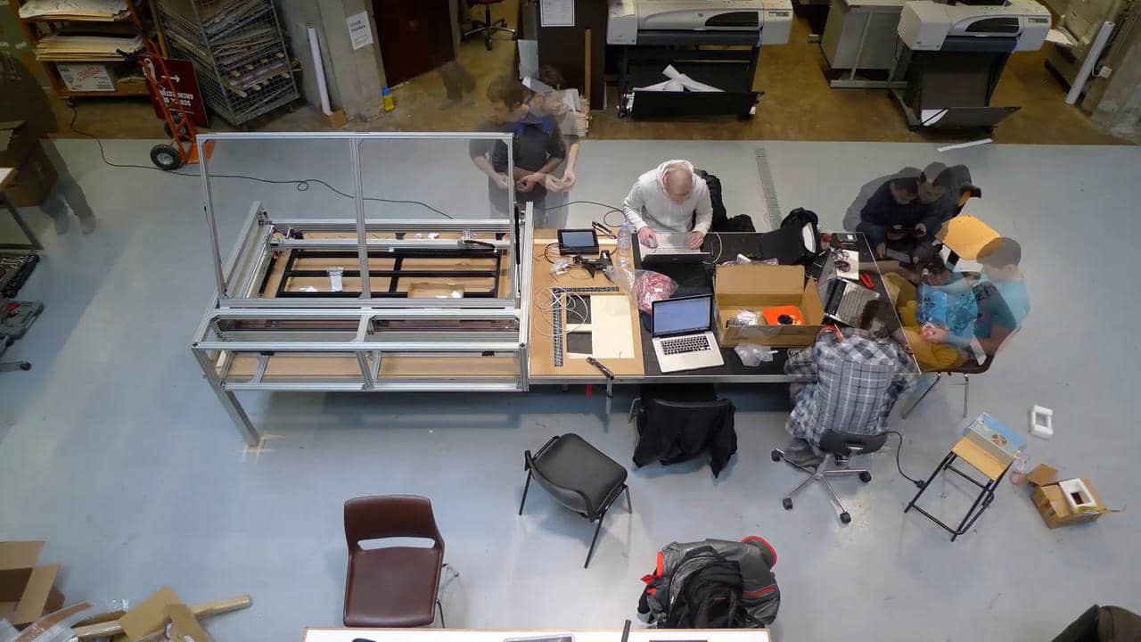 Lasersaur (open source laser cutter) assembly timelapse. Feb 2013 on Vimeo