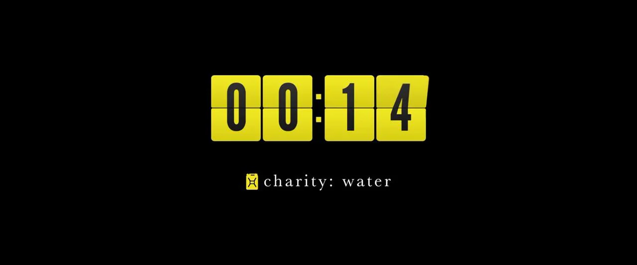Charity:Water countdown timer on Vimeo