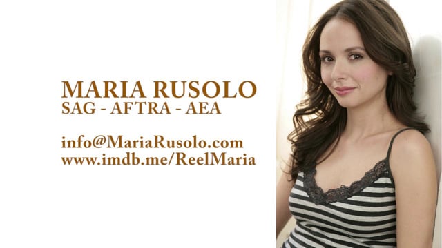 Maria Rusolo - Actor on Vimeo