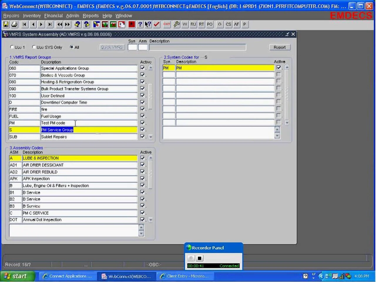 Setting Up VMRS Codes on Vimeo