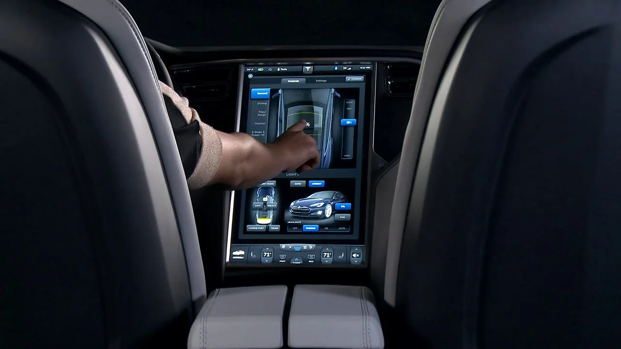 The Model S 17-Inch Touchscreen Display