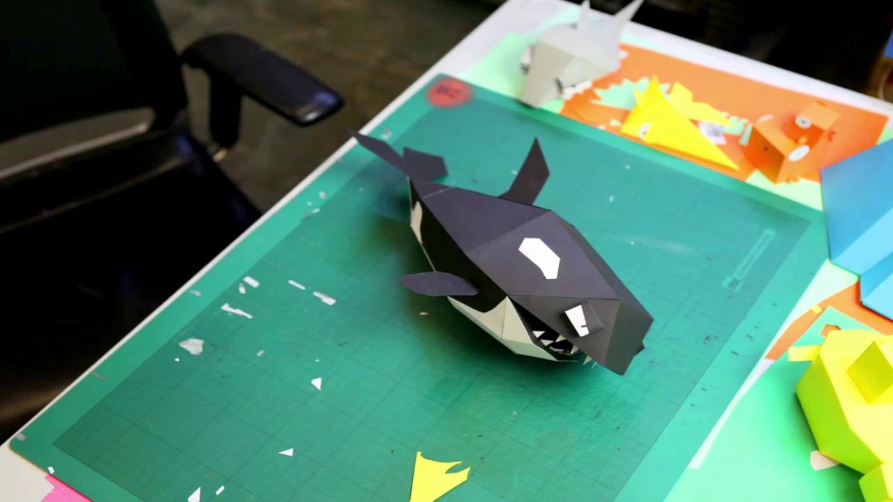 Paper Craft - Orca Killer Whale on Vimeo