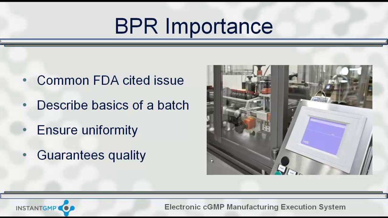 InstantGMP Compliance Series - Batch Production Records that Improve ...