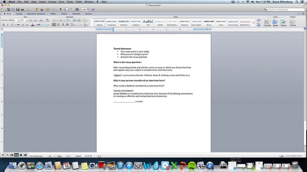 Research PBA 1: How to Write a Thesis Statement on Vimeo