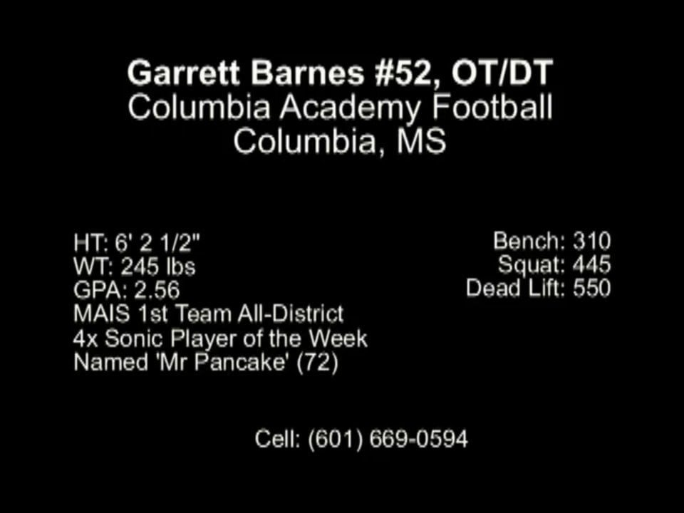 Garrett Barnes #52 on Vimeo
