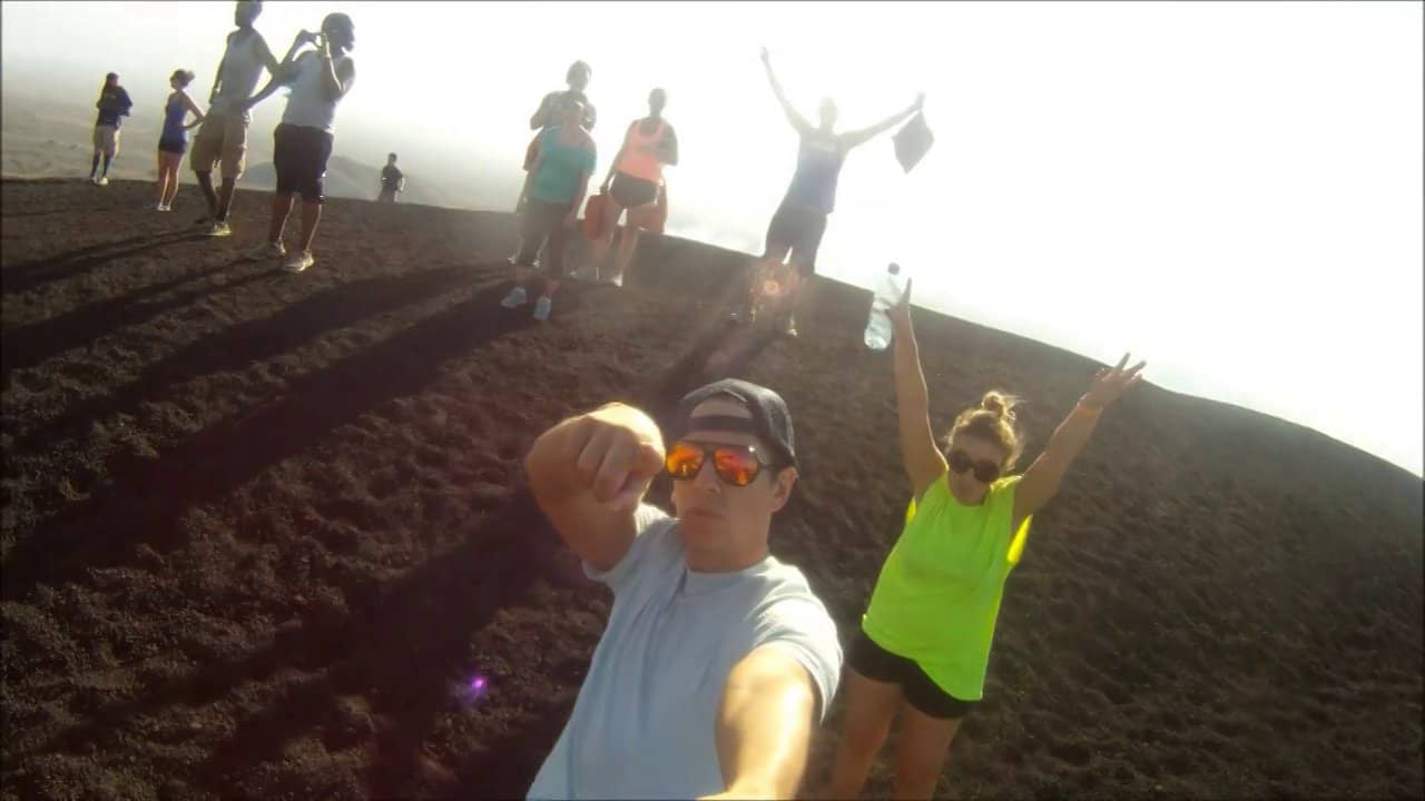 Volcano Sledding in Leon Nicaragua on Vimeo
