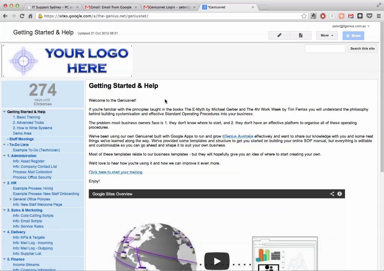 Geniusnet: How to Sign In on Vimeo