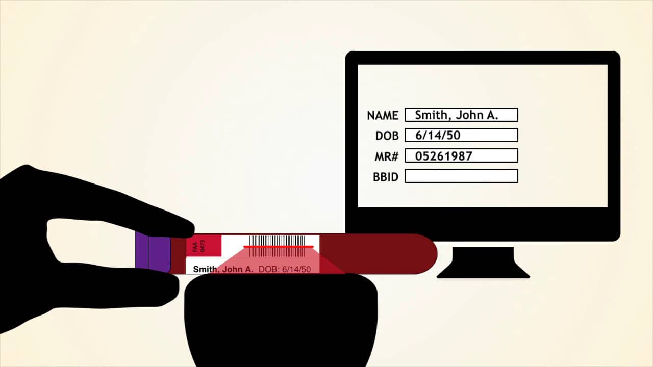Barcode Blood Bands for Pre-Printed Labels on Vimeo
