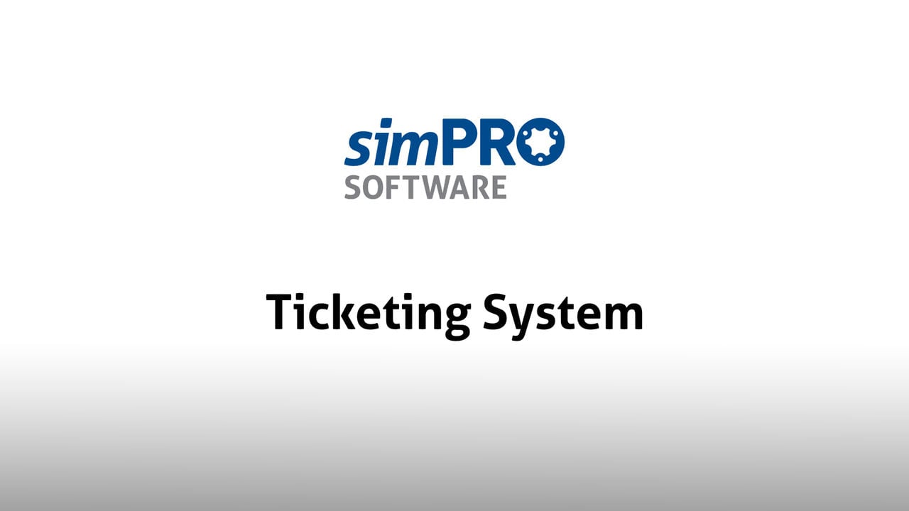 simPRO Support Centre Tutorials - Ticketing System - simPRO Support Centre on Vimeo