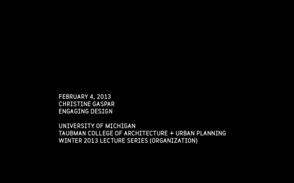 Christine Gaspar, Center for Urban Pedagogy on Vimeo