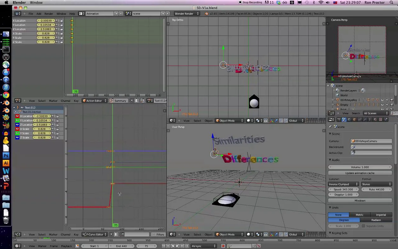 Blender Tutorial - Basic Animation and Curve Deform Modifier on Vimeo
