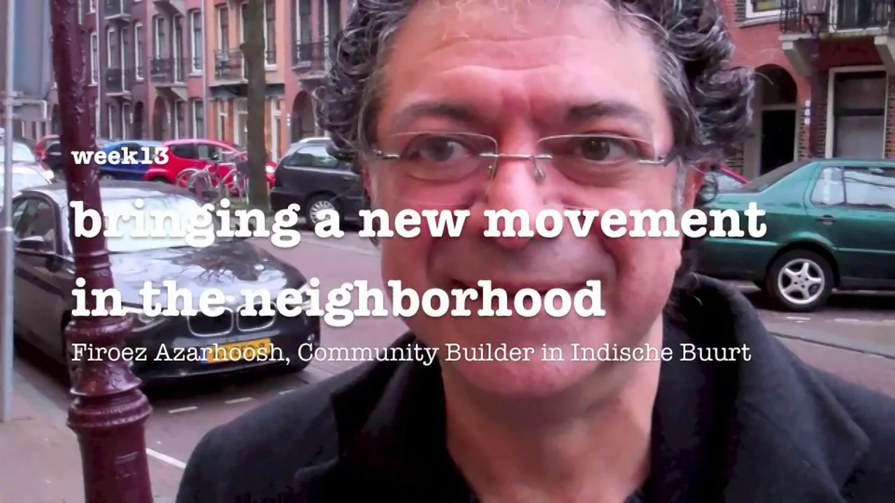 Firoez Azarhoosh, community builder in Indische Buurt, Amsterdam on Vimeo