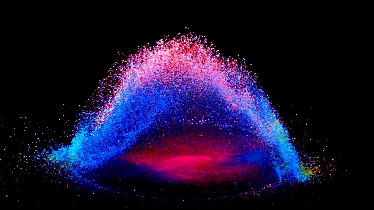 LG OLED TV "Colored Particle"