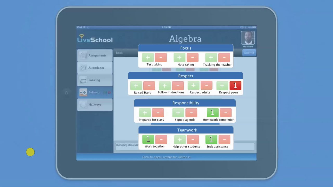 LiveSchool NYC Gap App Demonstration on Vimeo