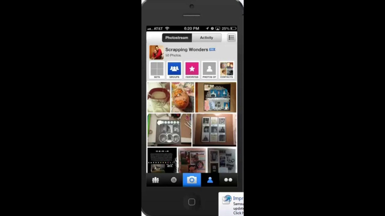 Upload a photo to Flickr on Vimeo